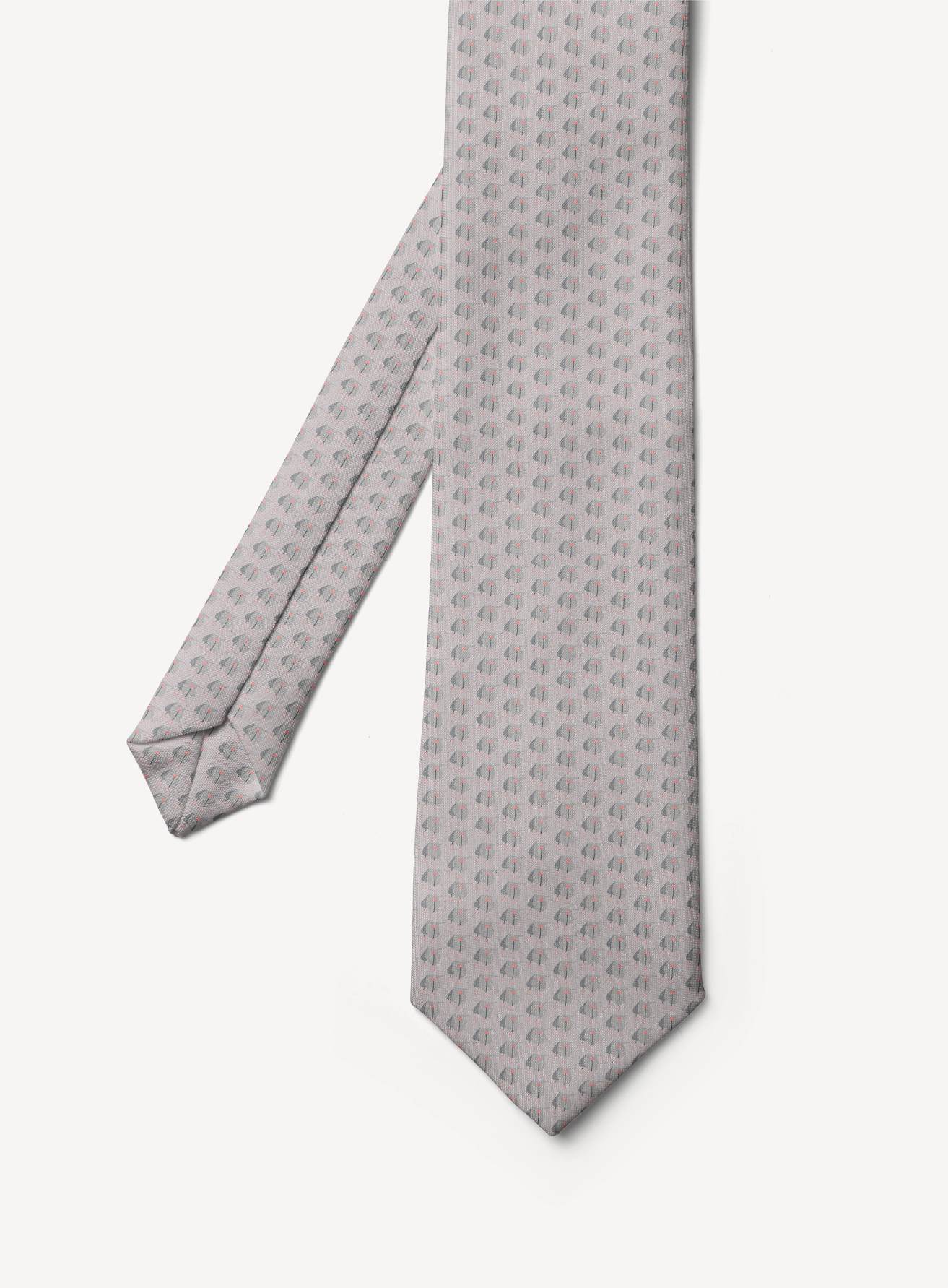 Saddle Print Silk Tie
